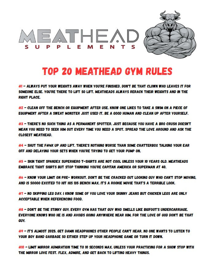 GYM RULES